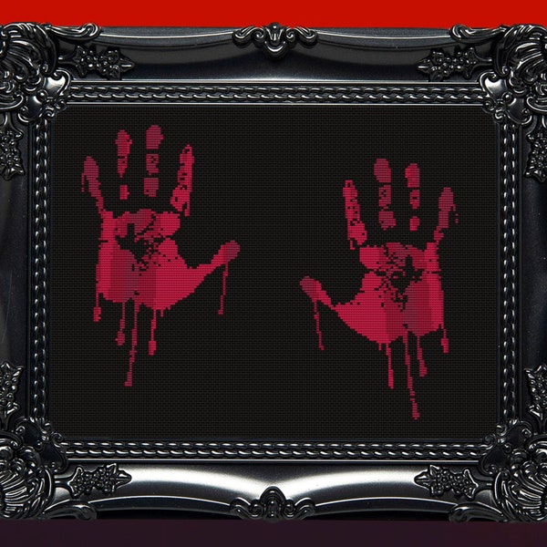 Bloody Cross Stitch - Etsy