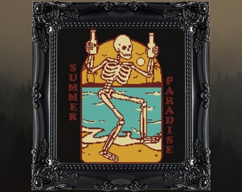 Dracula's Castle Cross Stitch Pattern Horror Gift for Goth - Etsy