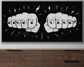 Rules of Fight Club Wall Art - Etsy