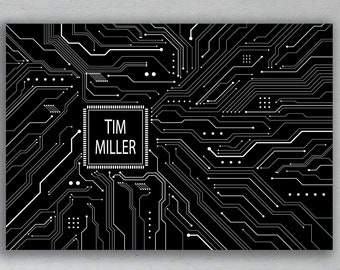 Cpu Chip Circuit Board, Circuit Board Decor, Chip Wall Art, Computer ...