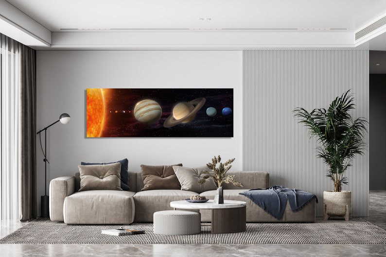 Solar System Decor Planets Print Space Wall Decor Universe - Etsy