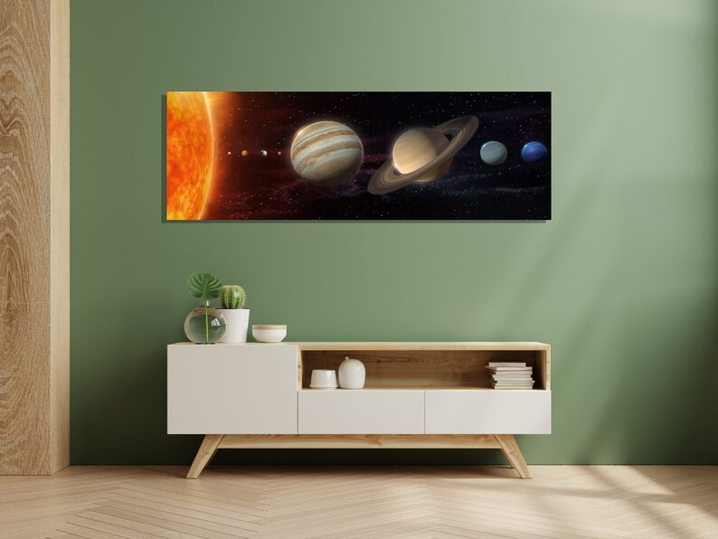 Solar System Decor Planets Print Space Wall Decor Universe - Etsy