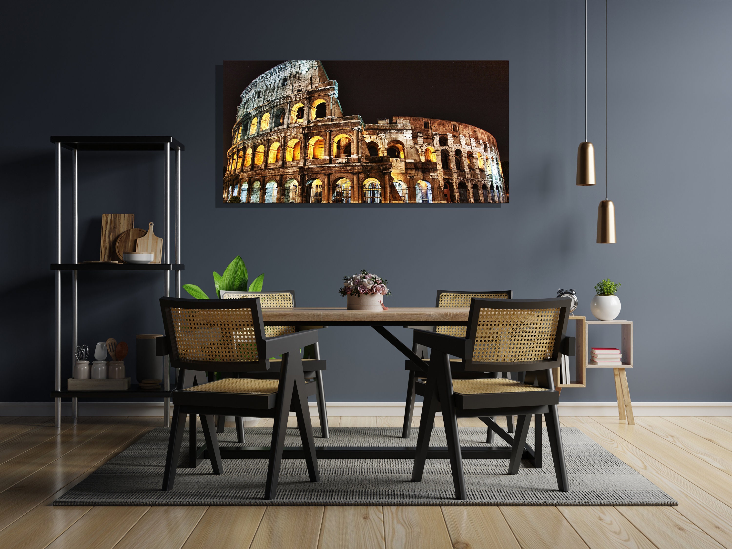 Colosseum Rome Wall Art Italian Wall Decor Landscape Wall - Etsy