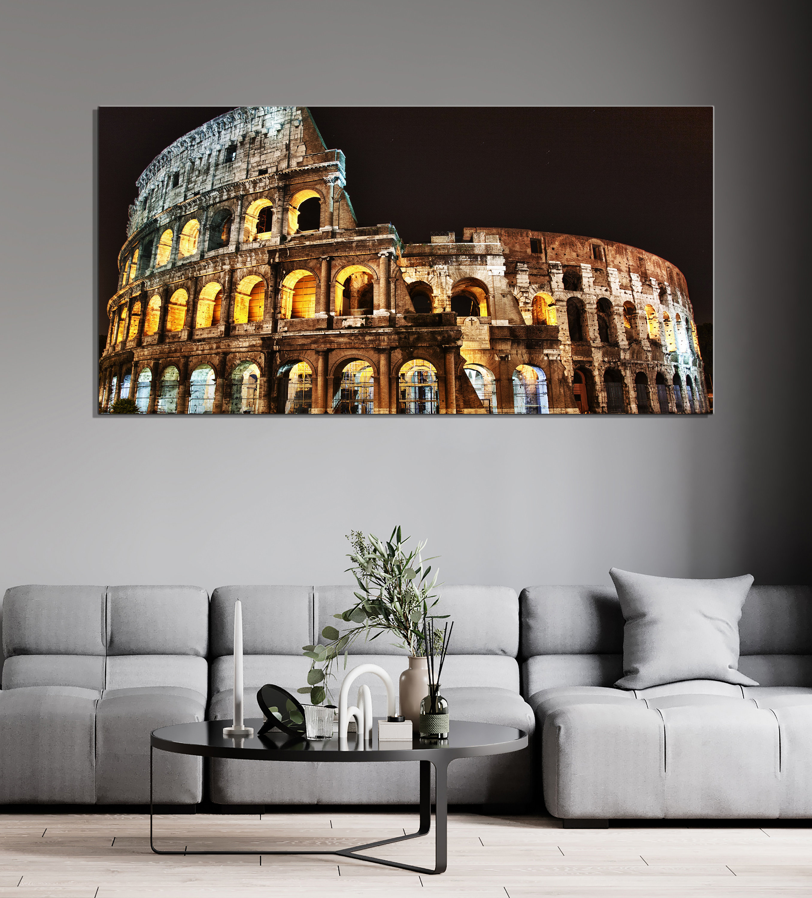 Colosseum Rome Wall Art Italian Wall Decor Landscape Wall | Etsy