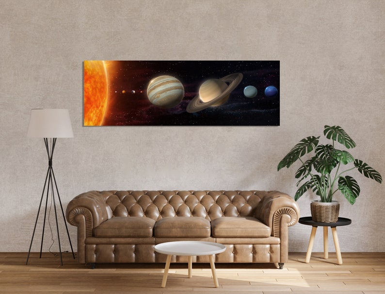 Solar System Decor Planets Print Space Wall Decor Universe - Etsy