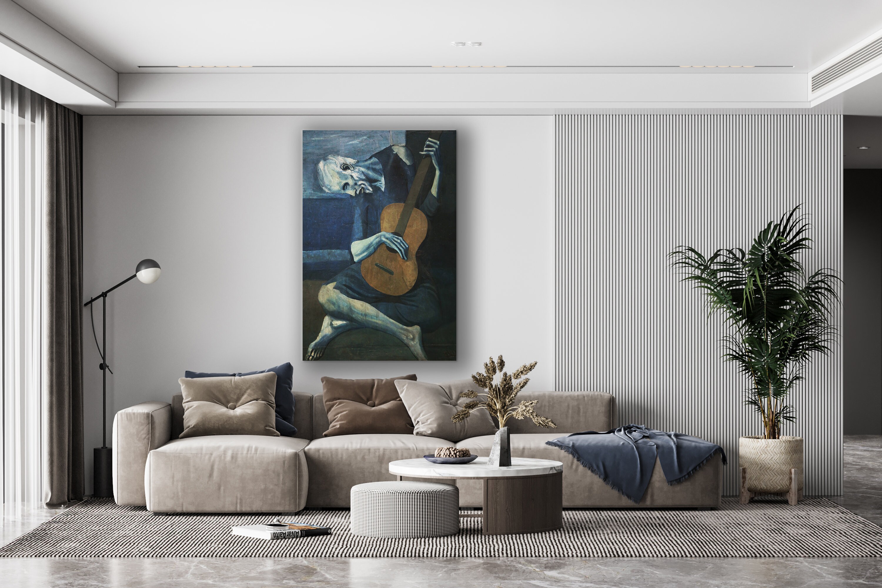 The Old Guitarist Pablo Picasso 1903 Picasso Classic Fine - Etsy