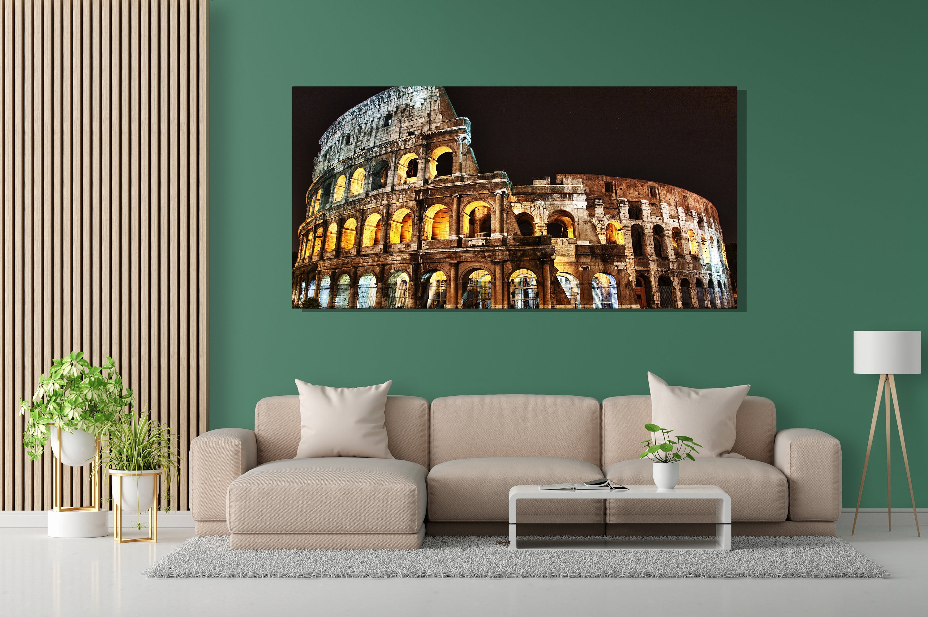 Colosseum Rome Wall Art Italian Wall Decor Landscape Wall | Etsy