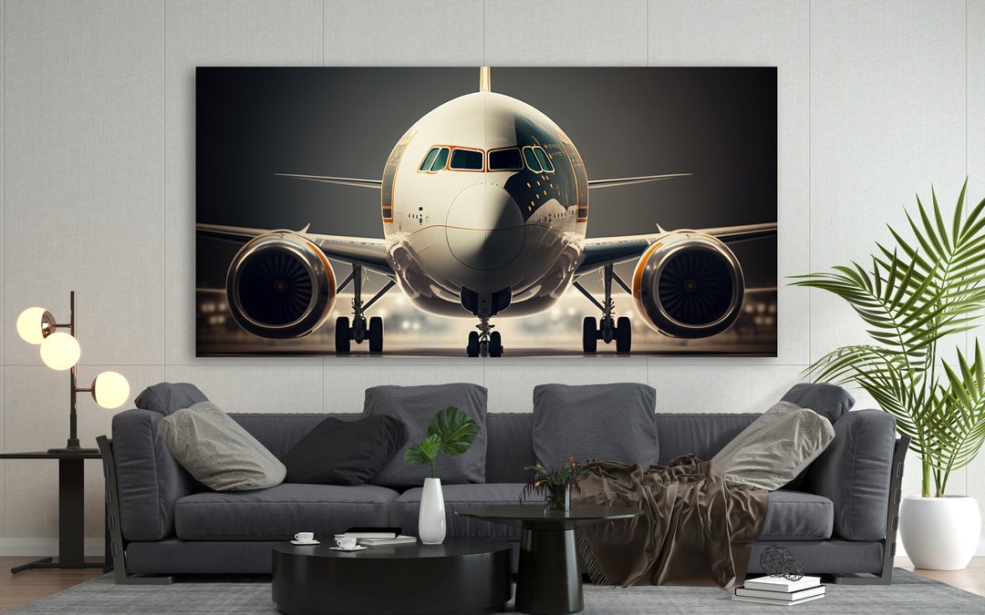 Plane Wall Art, Boeing Wall Decor, Luxury Wall Decor, Gift for ...