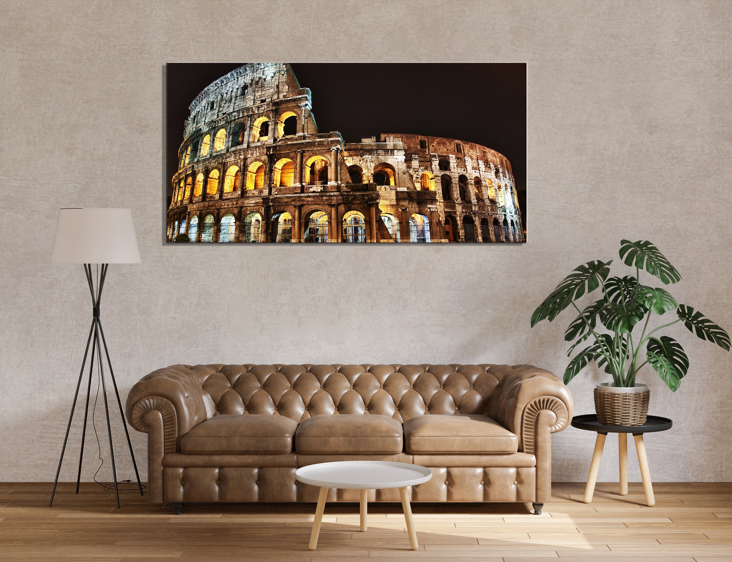 Colosseum Rome Wall Art Italian Wall Decor Landscape Wall | Etsy