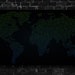 Binary Code World Map, Binary Code Wall Decor, World Map Wall Art ...