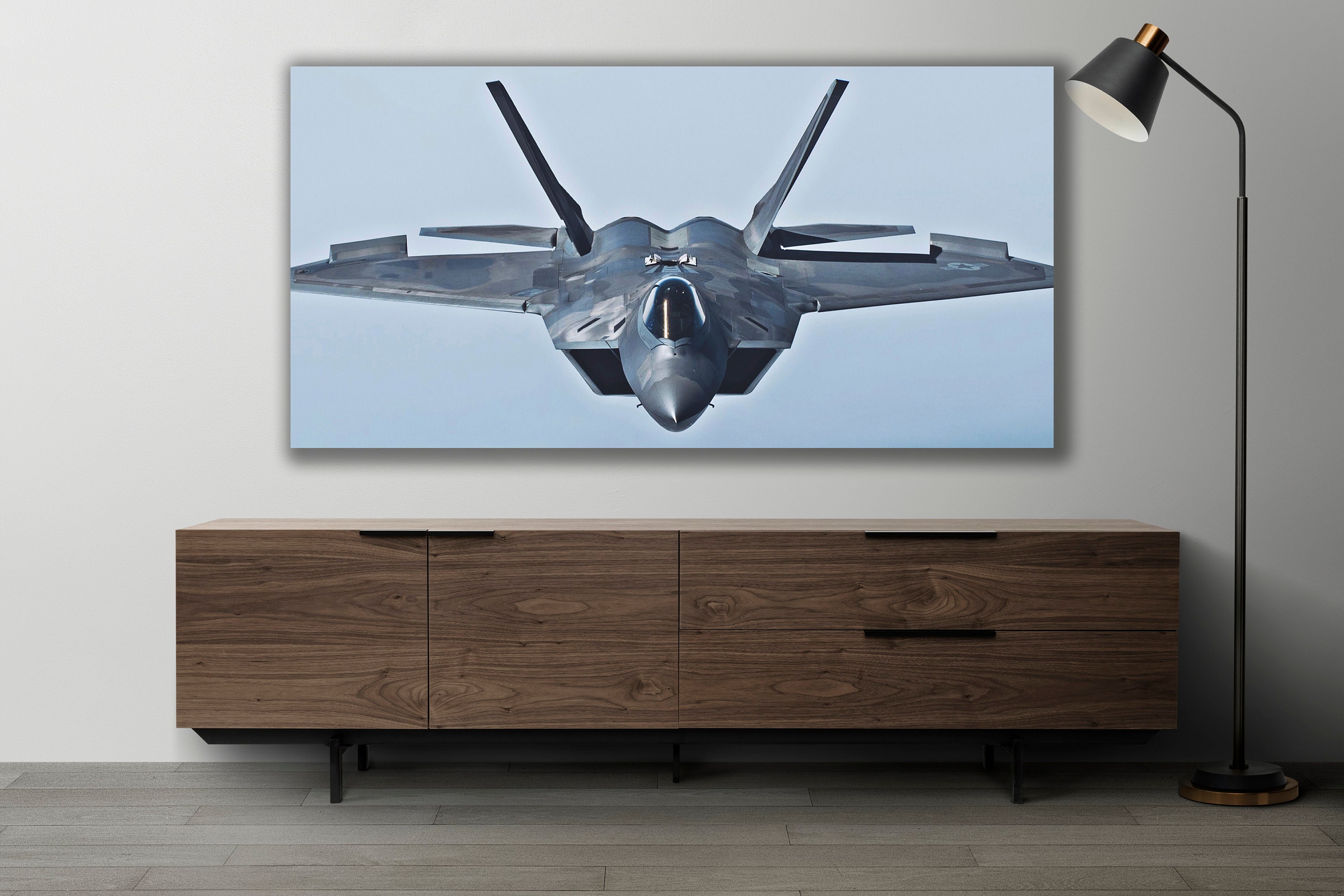 Lockheed Martin F-22 Raptor Fighter Jet Wall Decor F-22 - Etsy