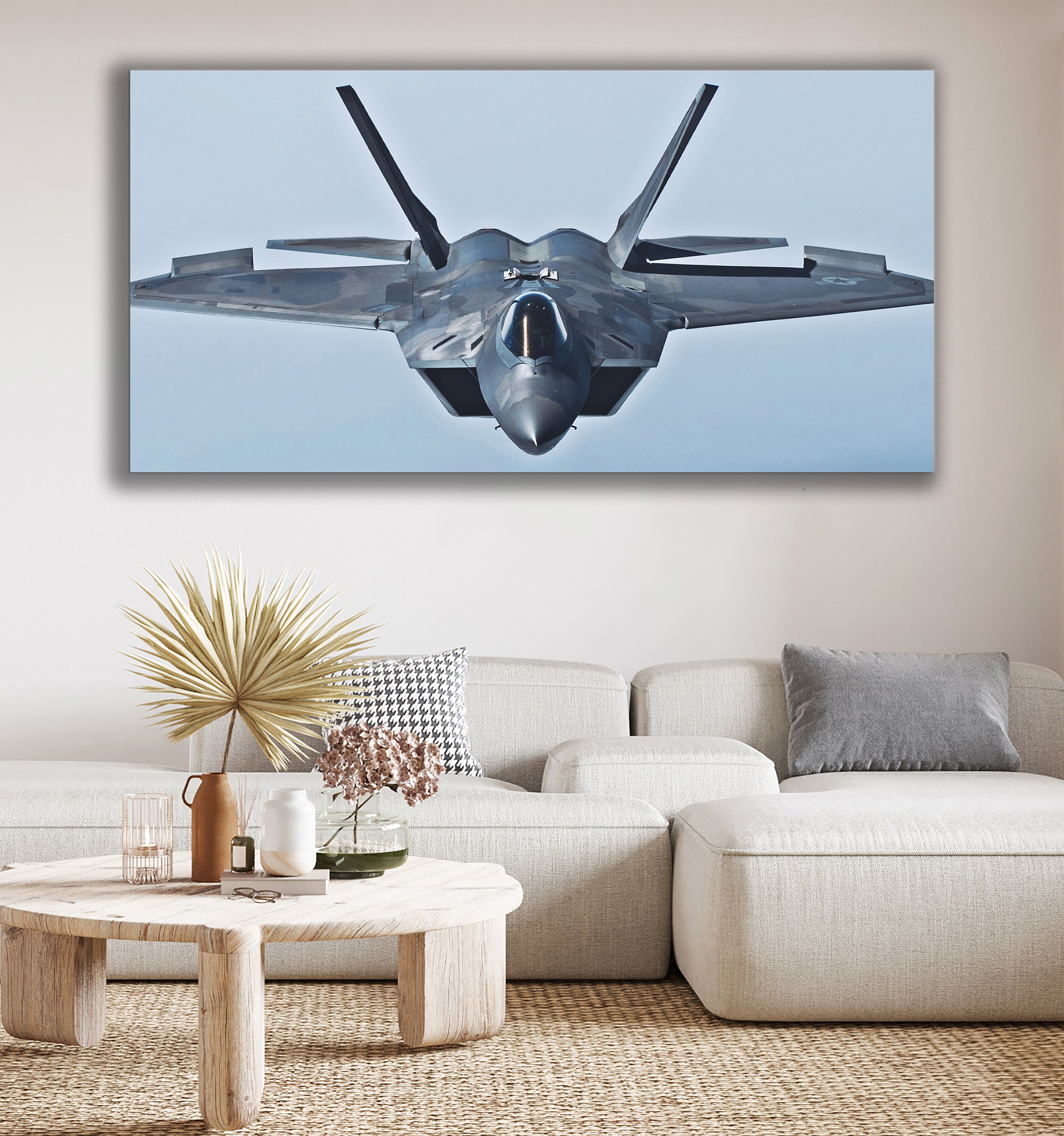 Lockheed Martin F-22 Raptor Fighter Jet Wall Decor F-22 - Etsy