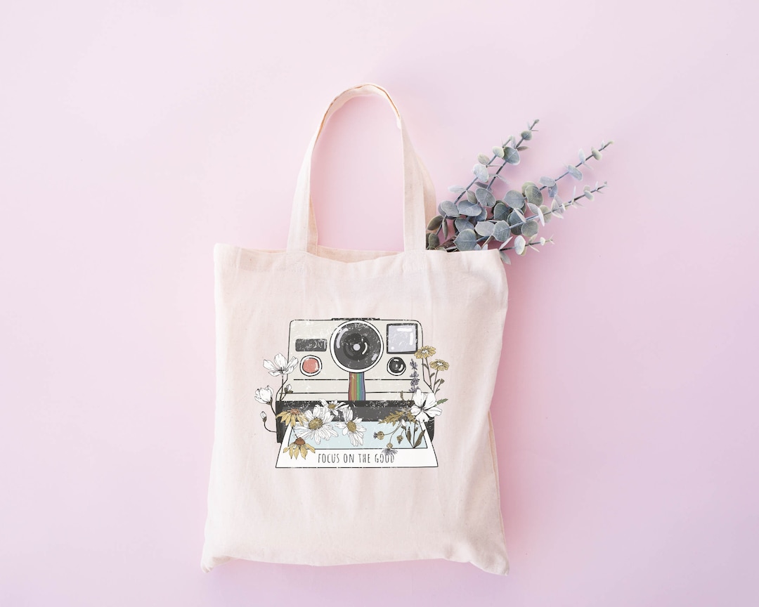 Retro Camera Bag, Polaroid Print, Wild Flower Print, Everyday Retro ...