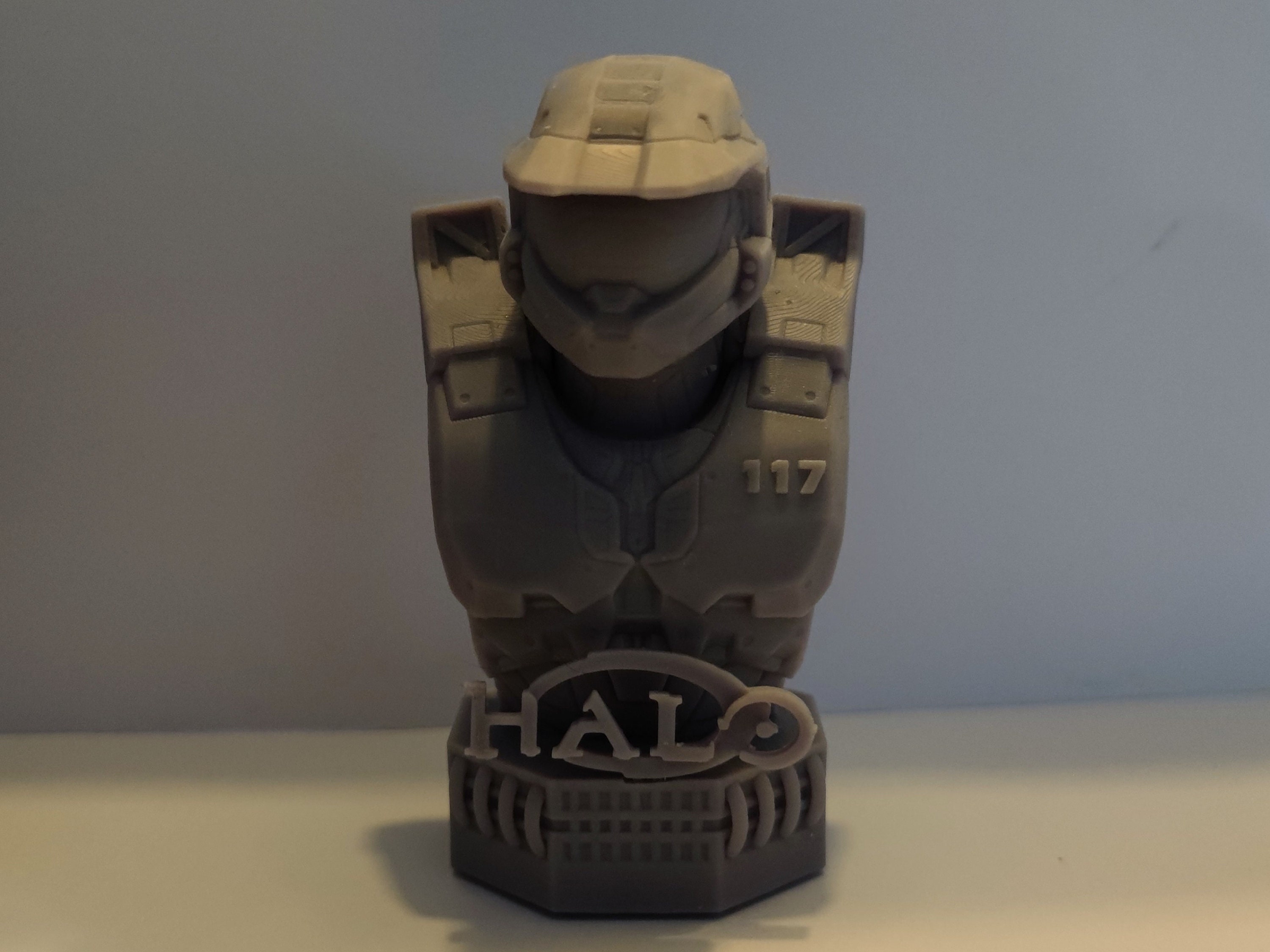 Master Chief Scale Resin Bust Fanart Collectible by Sanix 3D Perfect ...