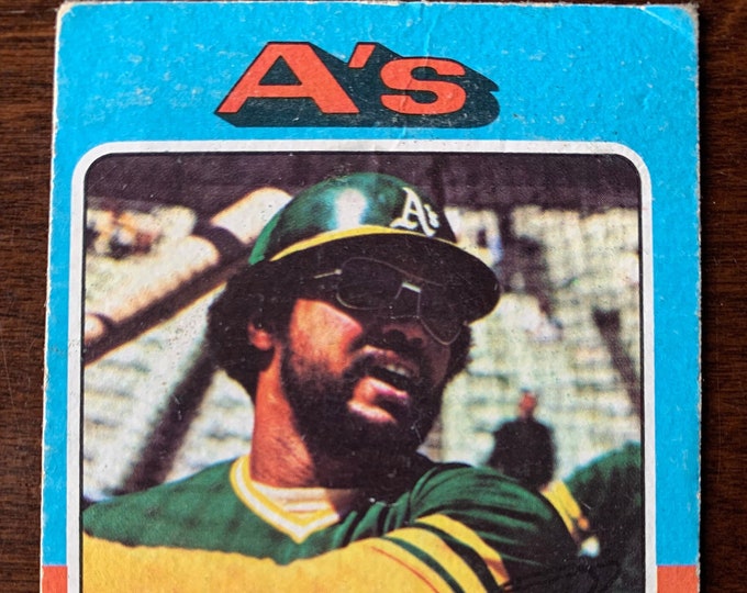 1975 Topps Mini Baseball Card REGGIE JACKSON #300 HOF Oakland A's - Etsy