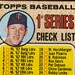 1968 Topps Baseball 1st SERIES CHECKLIST Jim Kaat 67 NRMT - Etsy