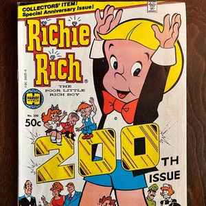 RICHIE RICH #200 Special Anniversary 200th Issue Harvey Comics 1981 FN ...