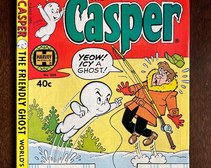 CASPER the Friendly Ghost #209 Harvey Comics 1980 VF to NRMT 9.0 Newsstand - Etsy