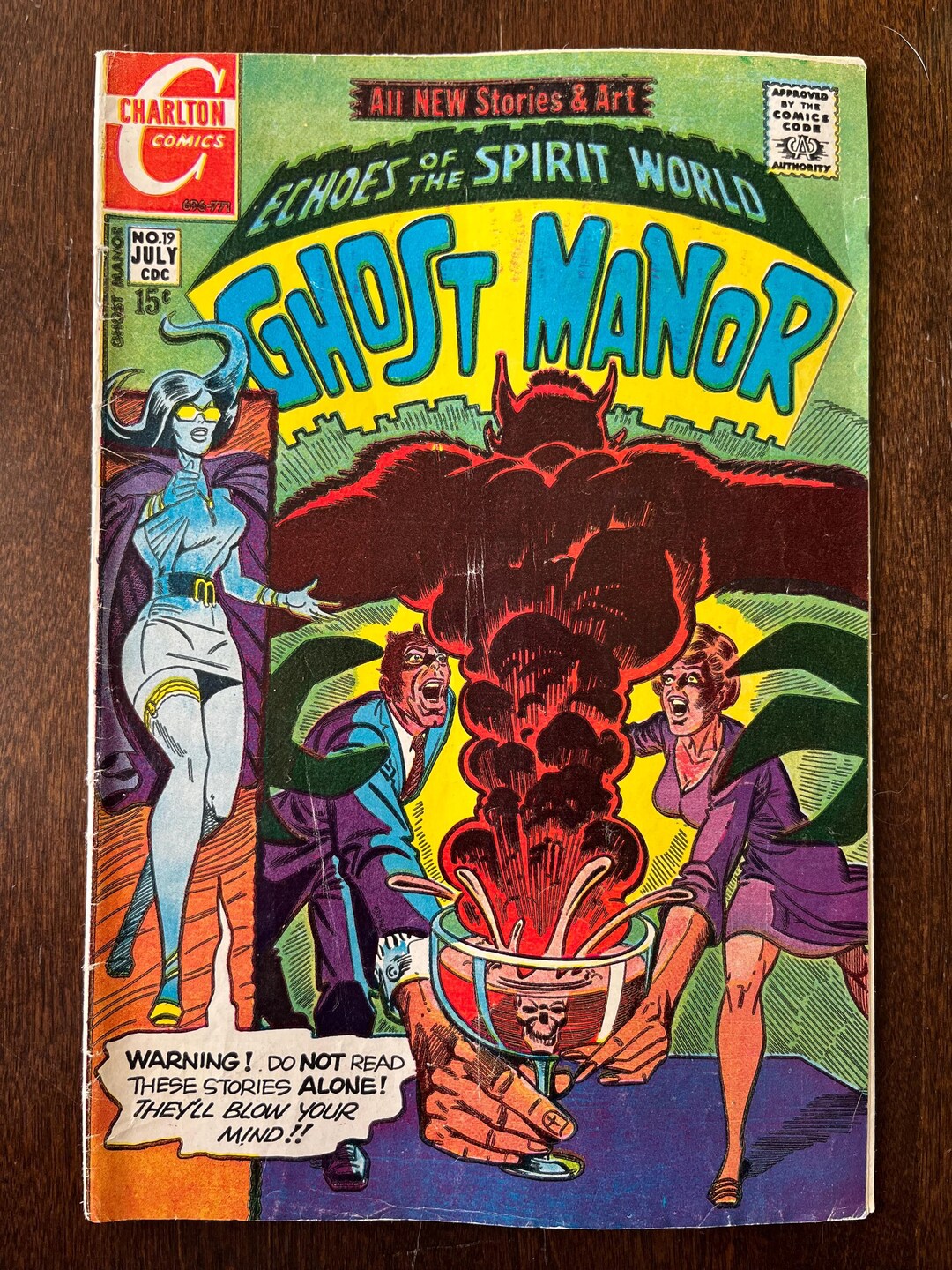 GHOST MANOR #19 Charlton Comics 1971 FN- 5.5 - Etsy