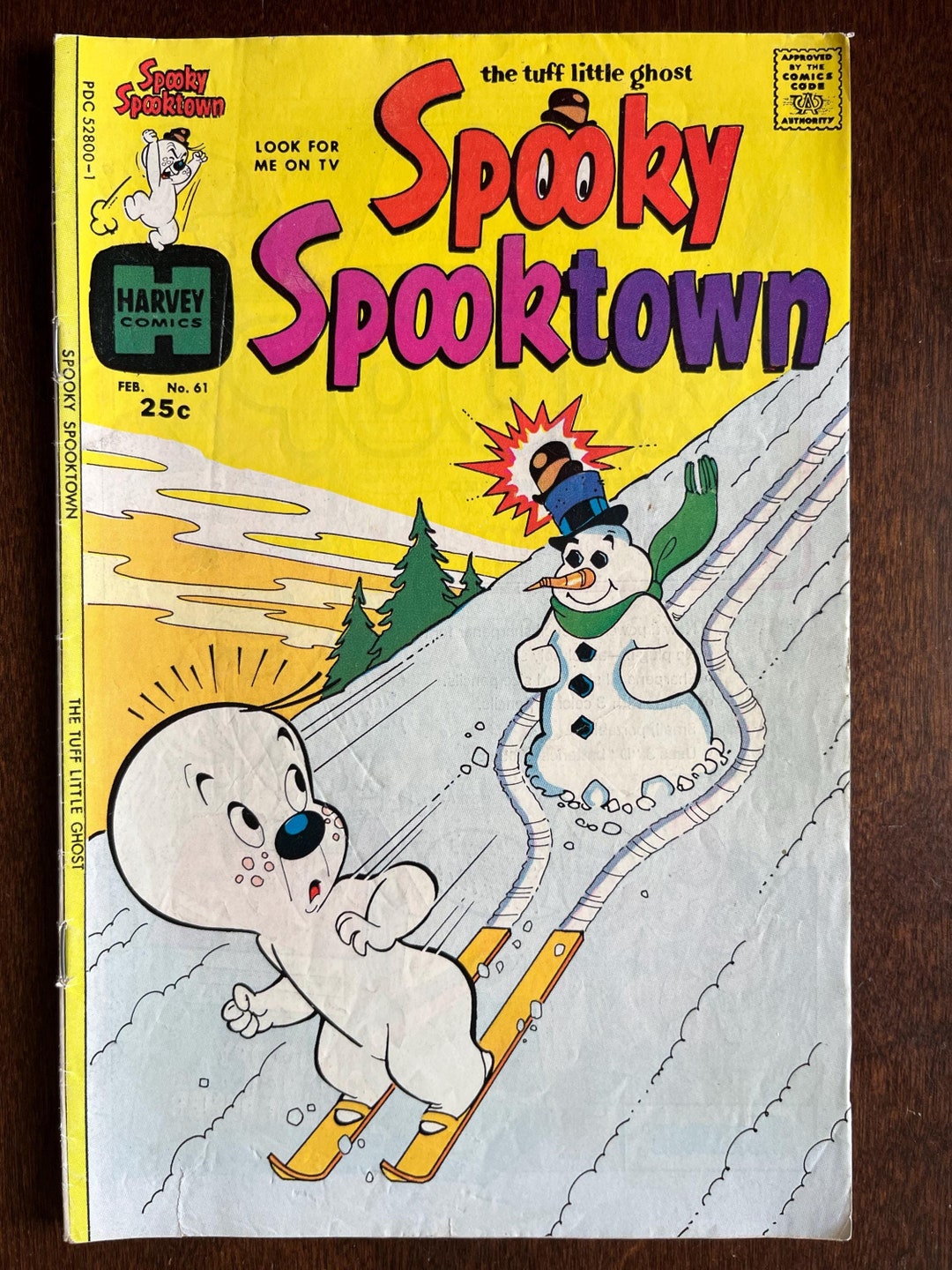 SPOOKY SPOOKTOWN #61 Harvey Comics 1976 VG 4.0 - Etsy