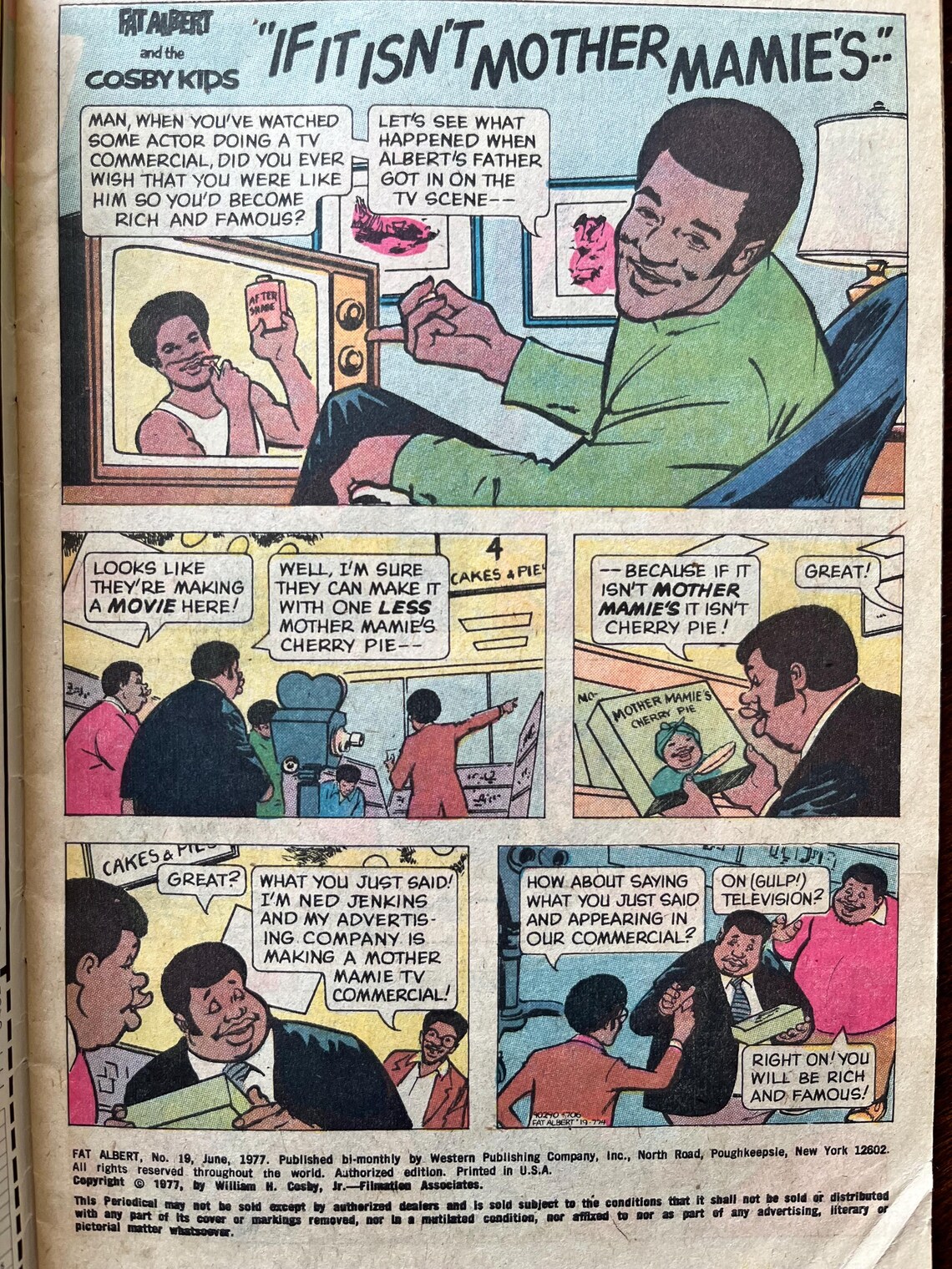 FAT ALBERT and the COSBY Kids #19 Gold Key Comics 1977 Vg- 3.5 - Etsy