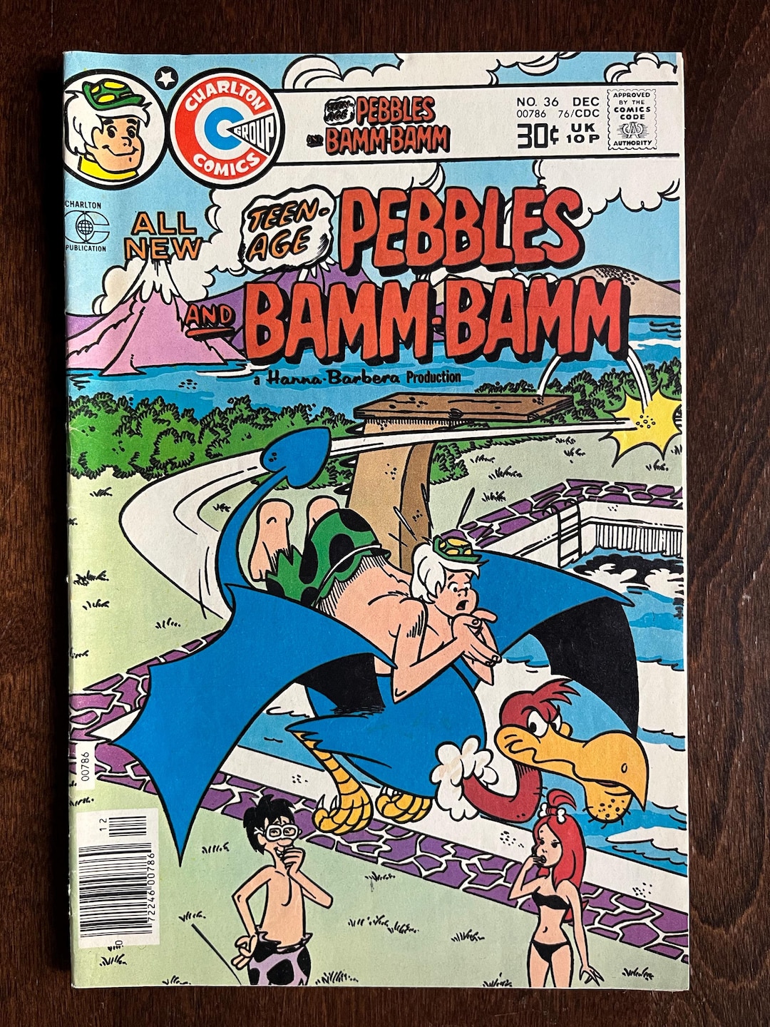 Teen-age PEBBLES and BAMM-BAMM the Flintstones #36 Charlton Comics 1976 ...