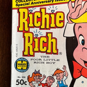 RICHIE RICH 200 Special Anniversary 200th Issue Harvey Comics 1981 FN 5 ...