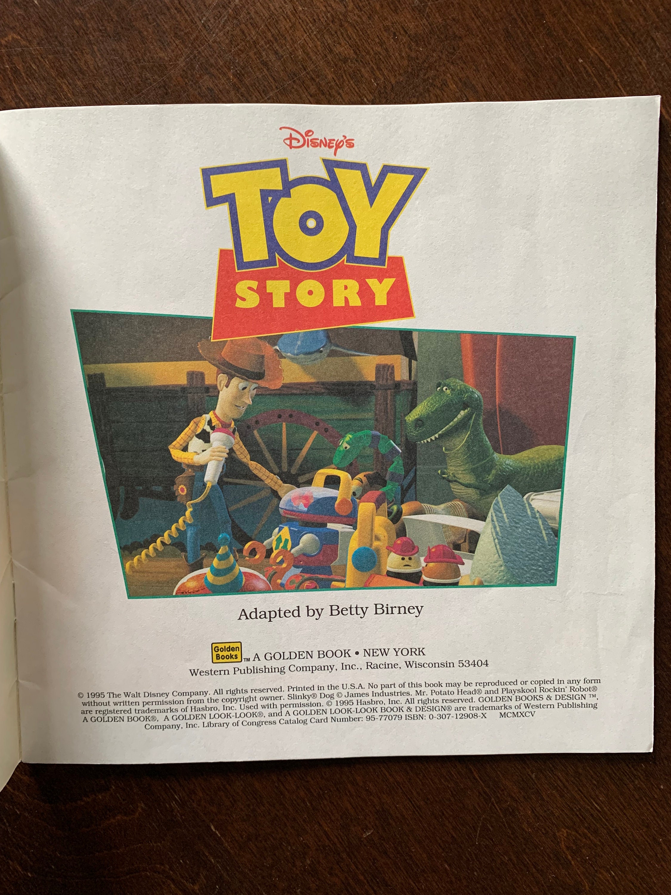 Disney's TOY STORY Golden Books Trade Paperback 1995 - Etsy