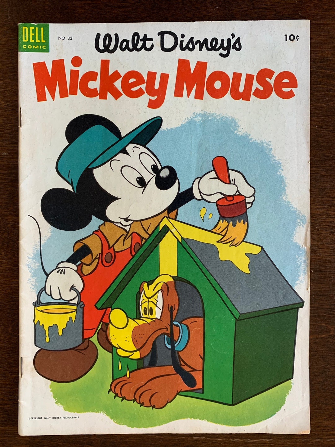 Walt Disney's Mickey Mouse #33 Dell Comics 1954 - Etsy Australia