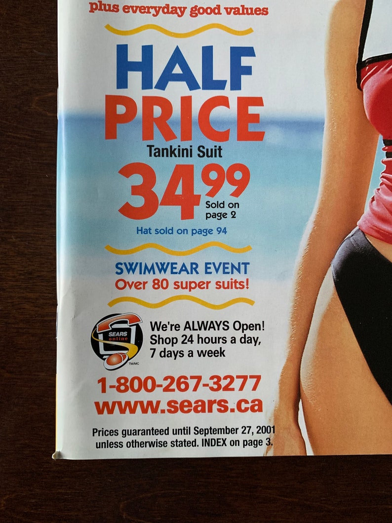 2001 Sears Spring Super Sale Catalogue Canada - Very Rare - Etsy