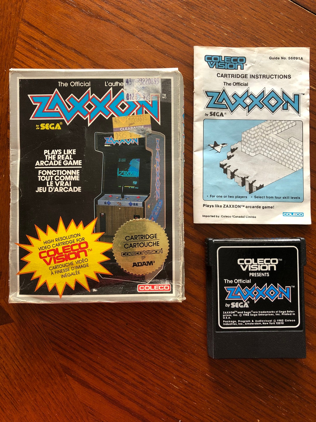 ZAXXON Colecovision 1982 Sega - Etsy