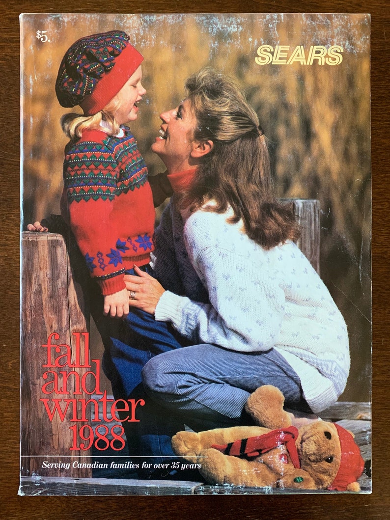 1988 Sears Fall & Winter Catalogue Canada - Etsy