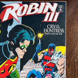 ROBIN III Cry of the Huntress #5 DC Comics 1993 Vg 4.0 Newsstand ...