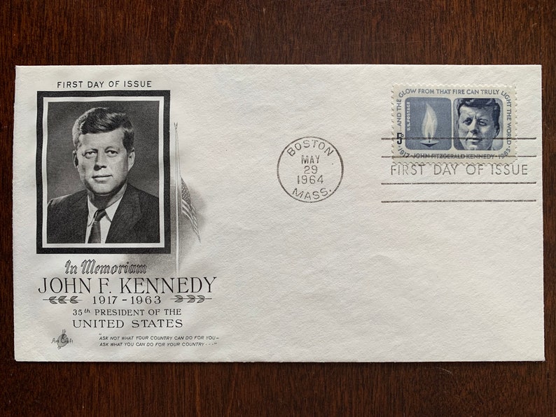US First Day Cover #1246 JOHN F KENNEDY in Memoriam - Artcraft Cachet ...