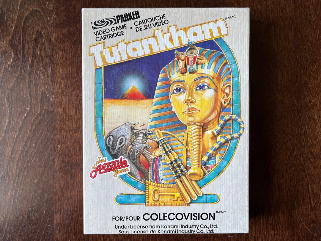 TUTANKHAM Colecovision Video Game Cartridge 1983 Konami - Etsy