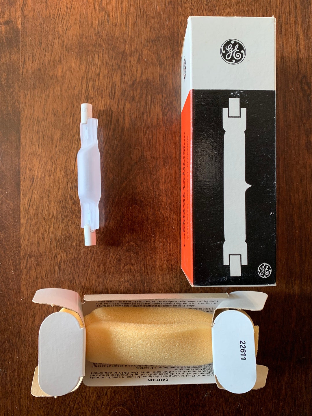 Vintage GE General Electric FBY 1000 Watts 120v Quartzline Projection ...