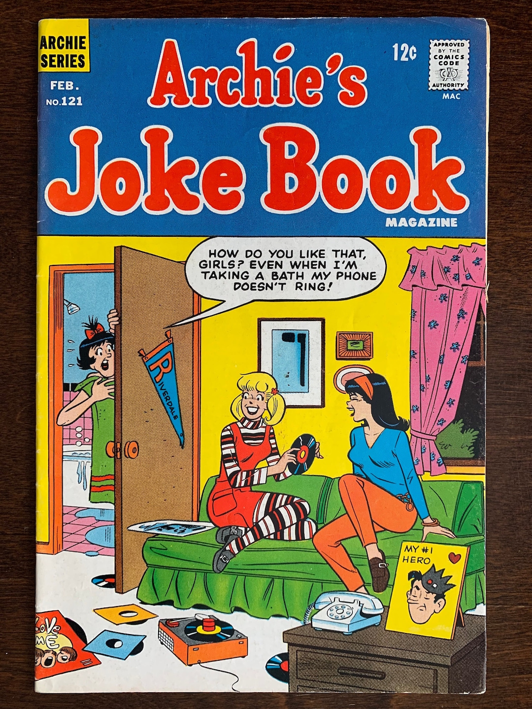 Archie's JOKE BOOK Magazine #121 Archie Series Comics 1968 FN- 5.5 - Etsy