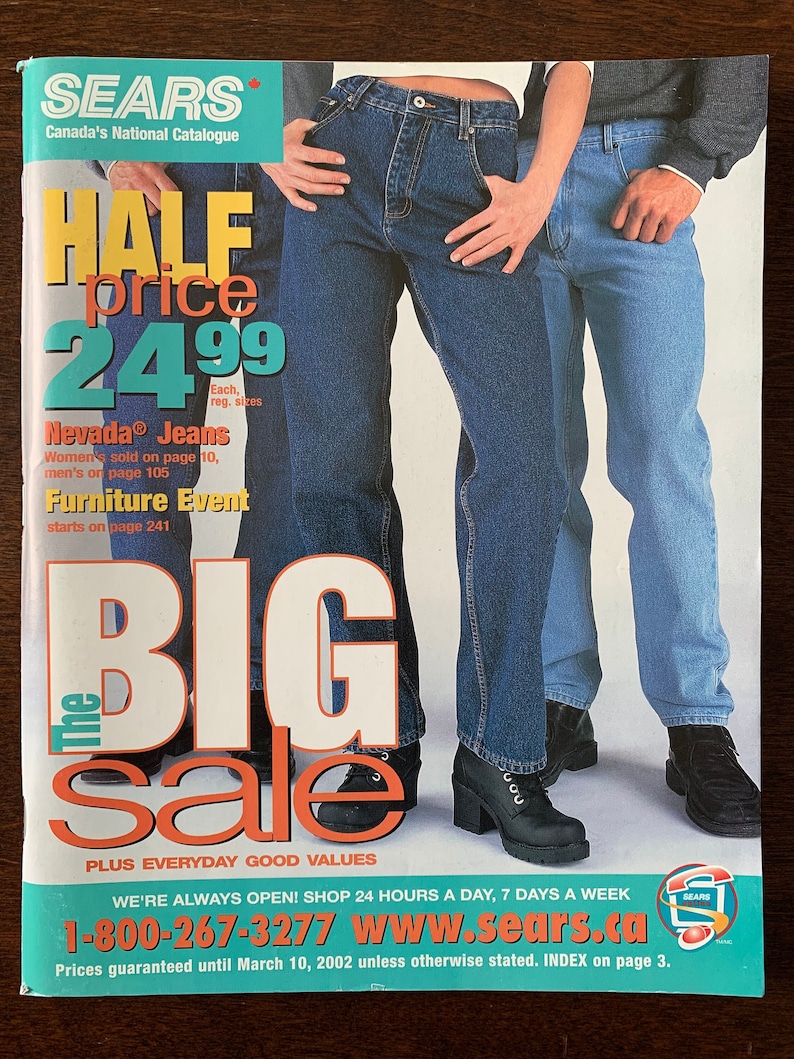 2001 Sears the Big Sale FALL Catalogue Canada Rare - Etsy