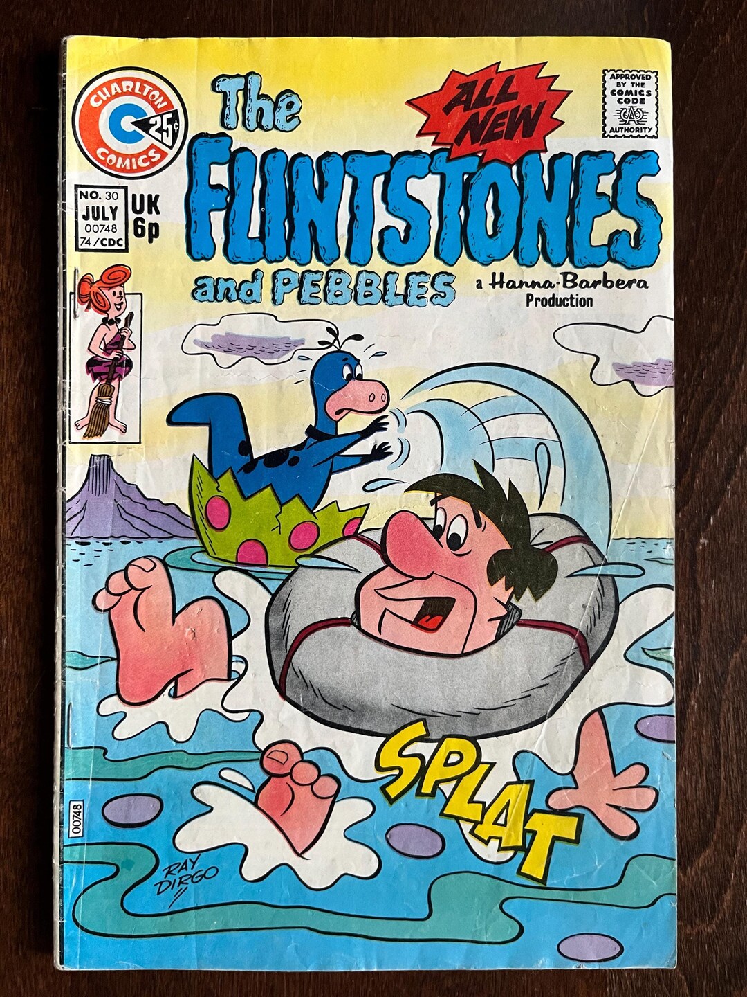 The FLINTSTONES #30 Charlton Comics 1974 VG+ 4.5 - Etsy