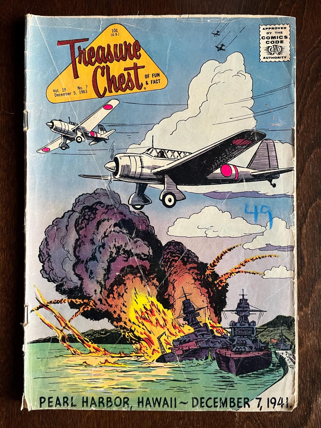 TREASURE CHEST of Fun and Fact #7 Comic 1963 Low Grade GD 2.0 - Etsy