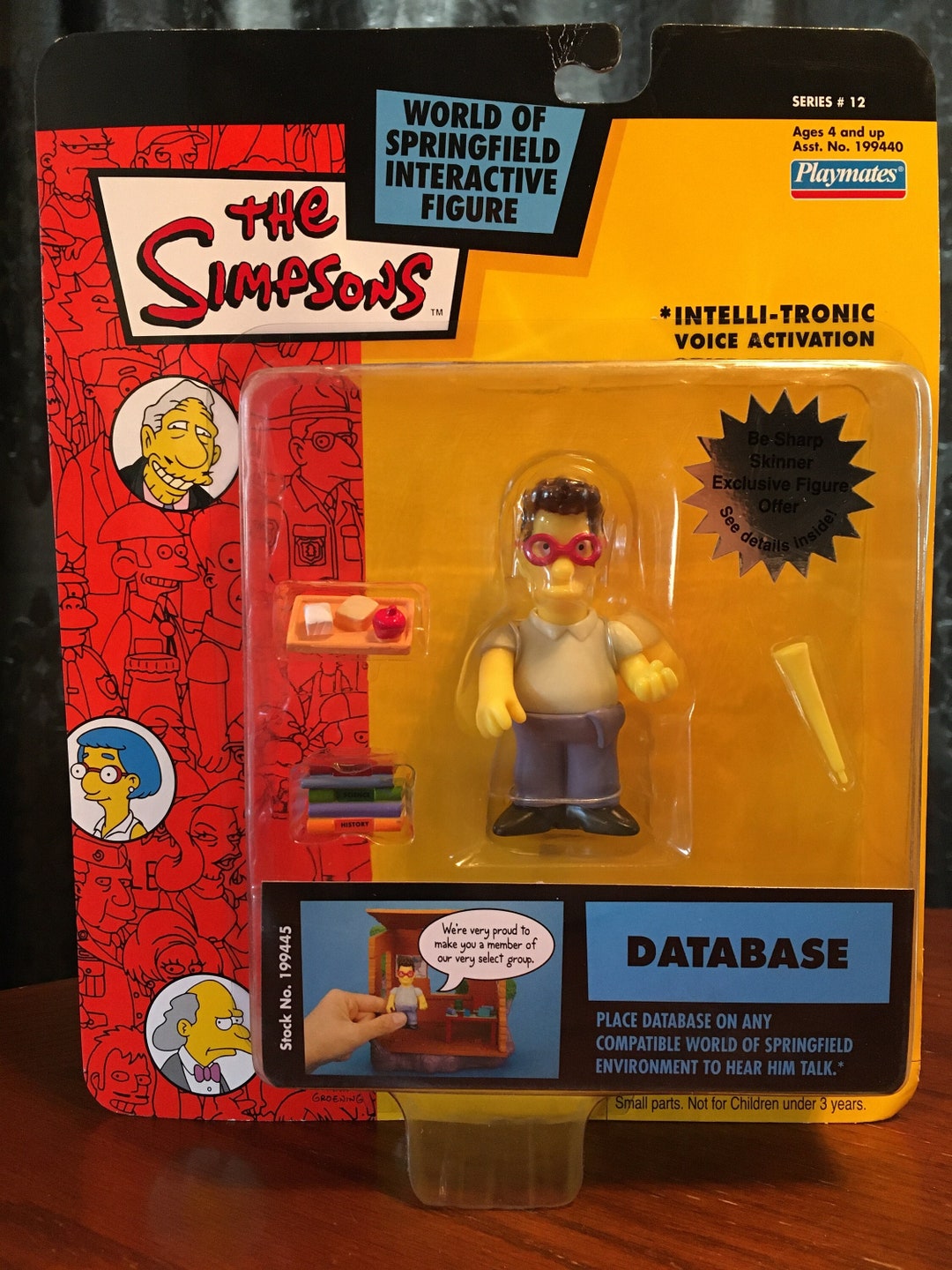 The Simpsons DATABASE Intelli-tronic Interactive Figure 2003 Series 12 ...