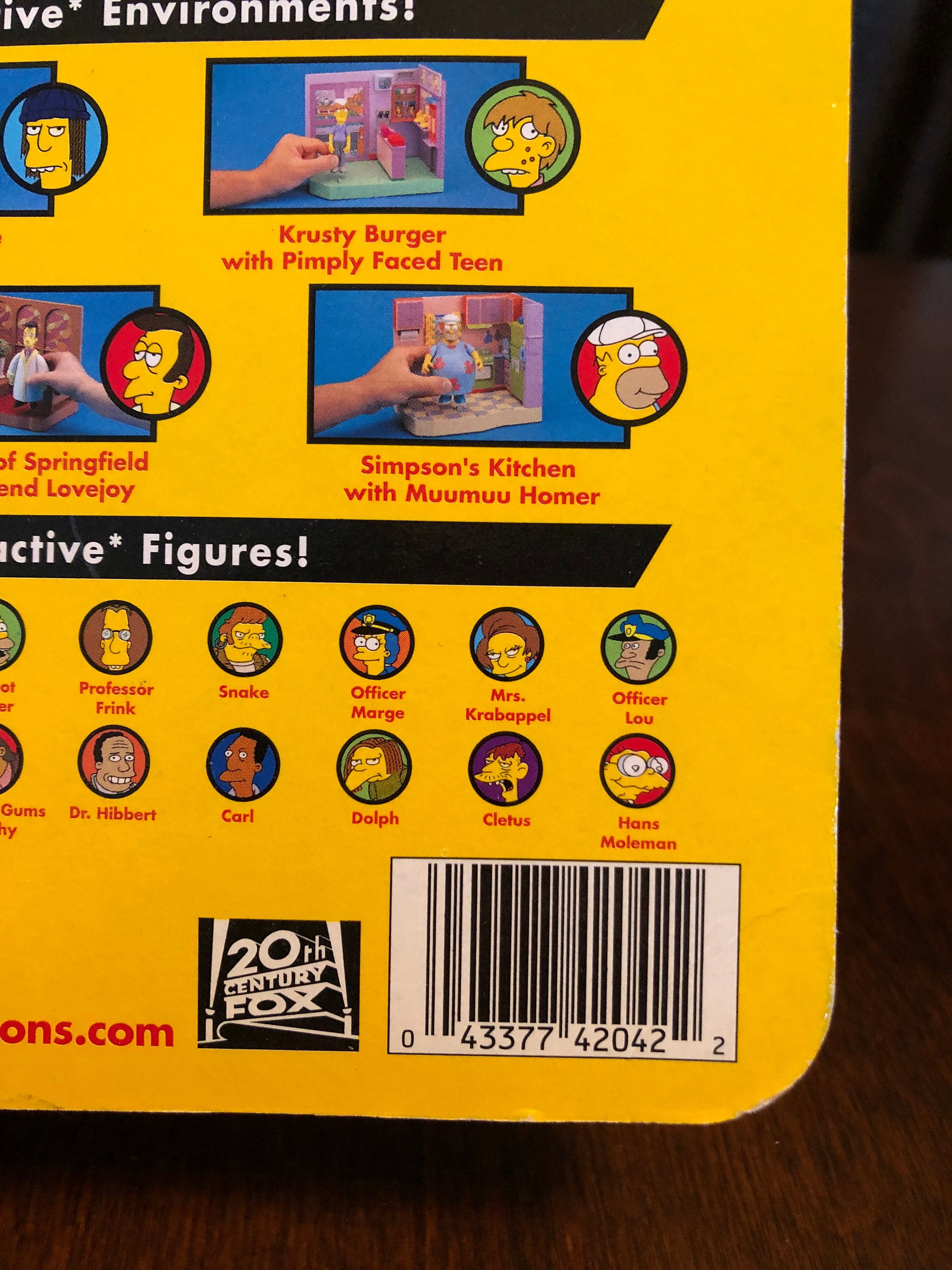 The Simpsons Playmates HERB POWELL Intelli-tronic Figure 2002 Danny ...