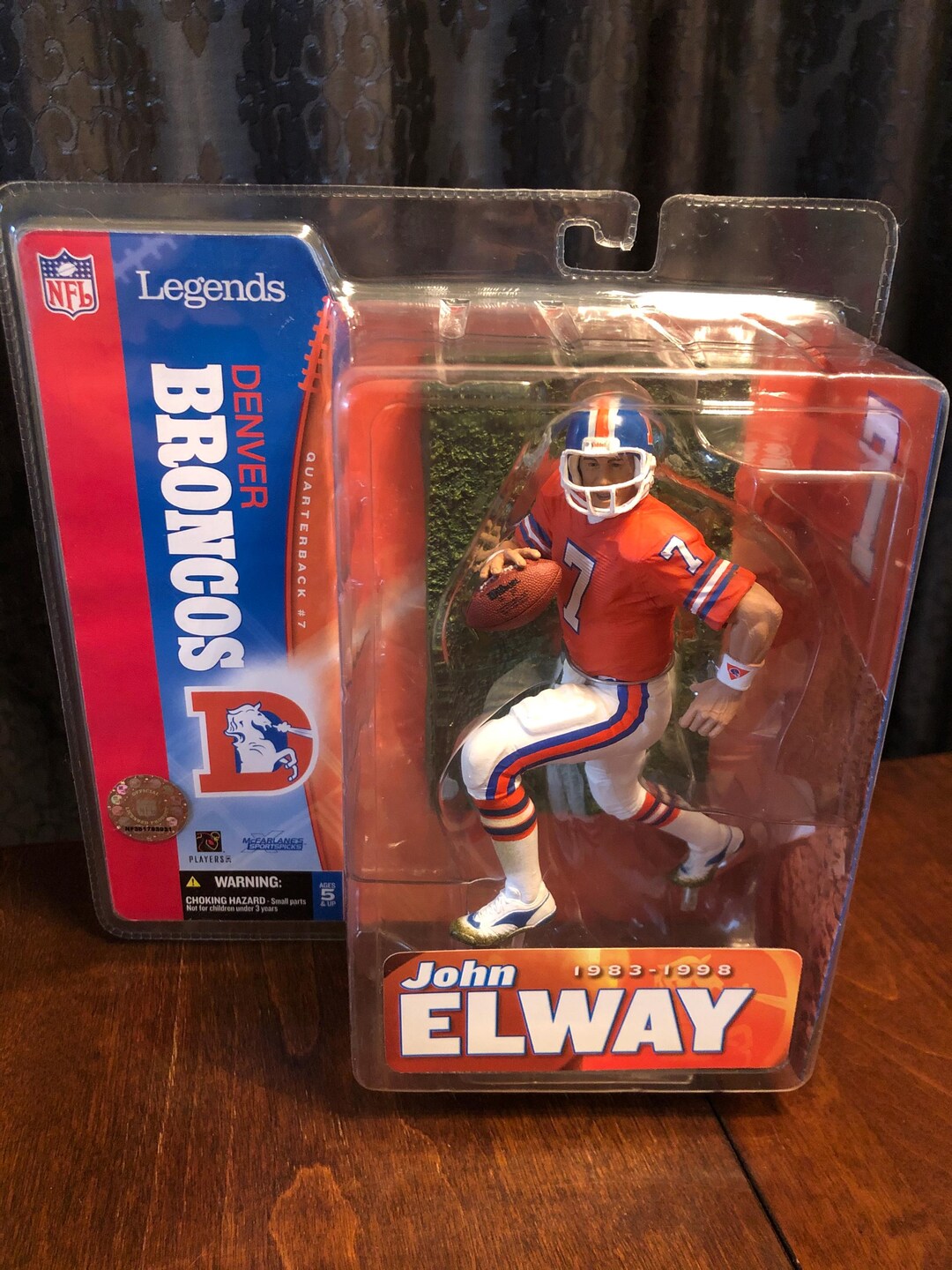 Mcfarlane Sports NFL Legends Series 1 Broncos JOHN ELWAY Figure 2005 - Etsy