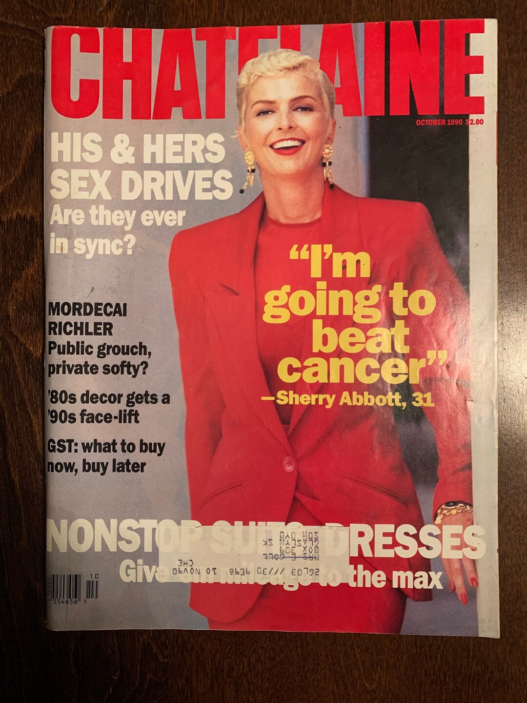 1990 CHATELAINE Magazine October Edition - Etsy