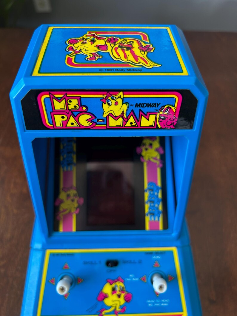 Vintage Coleco Electronic MS PACMAN Handheld Tabletop Game MIDWAY 1981 ...