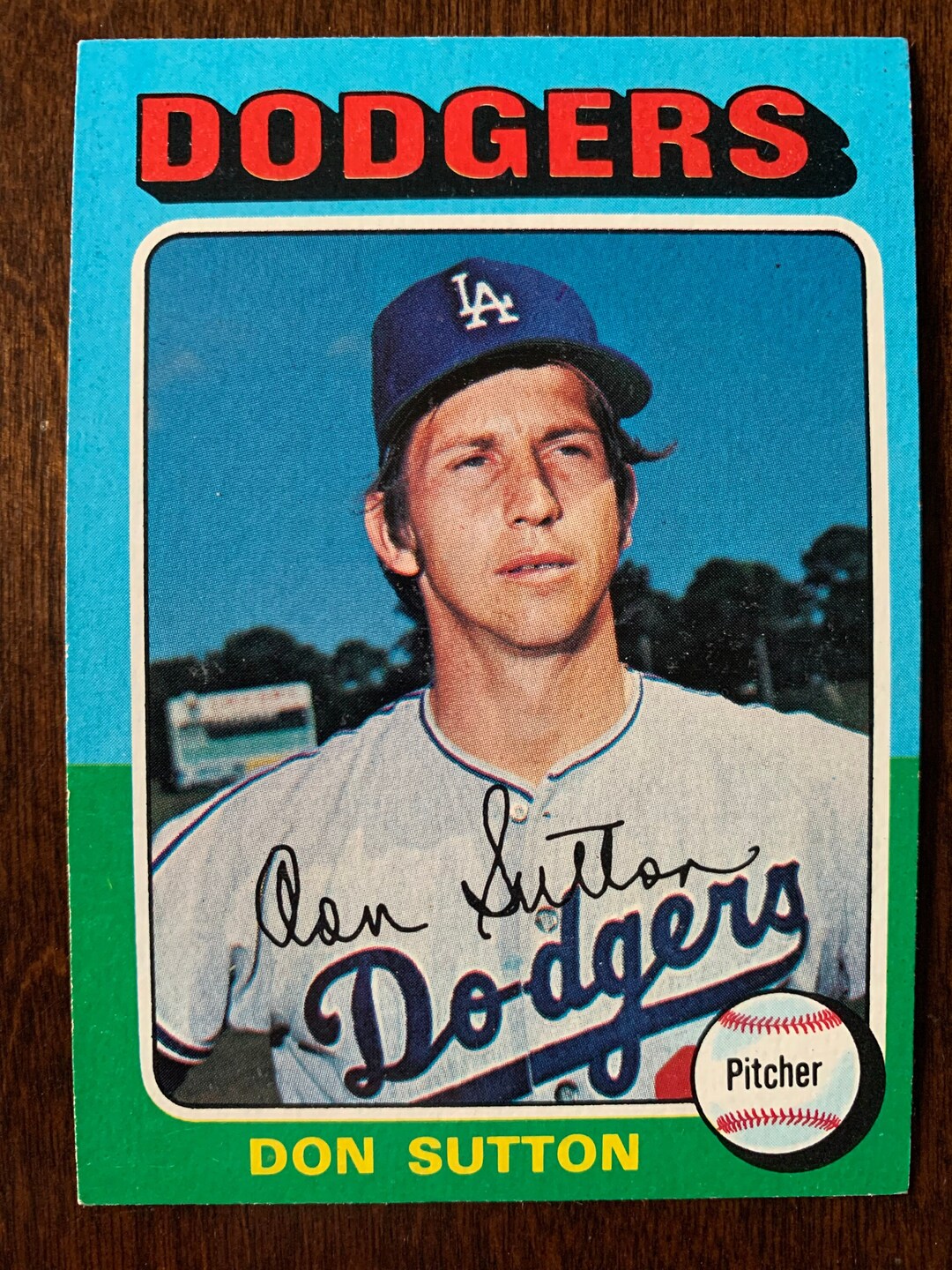 1975 Topps Baseball Card DON SUTTON #220 Hall of Fame Los Angeles ...