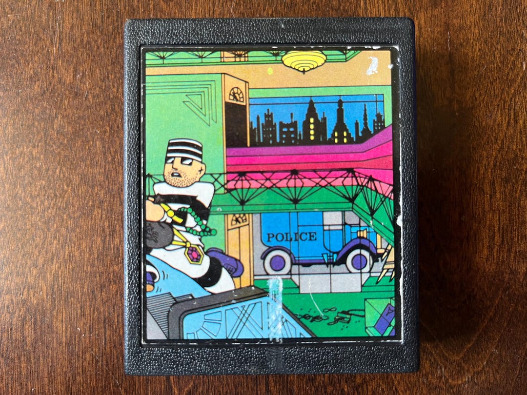 BUSY POLICE Atari 2600 Zellers Exclusive Game Cartridge - Tested ...