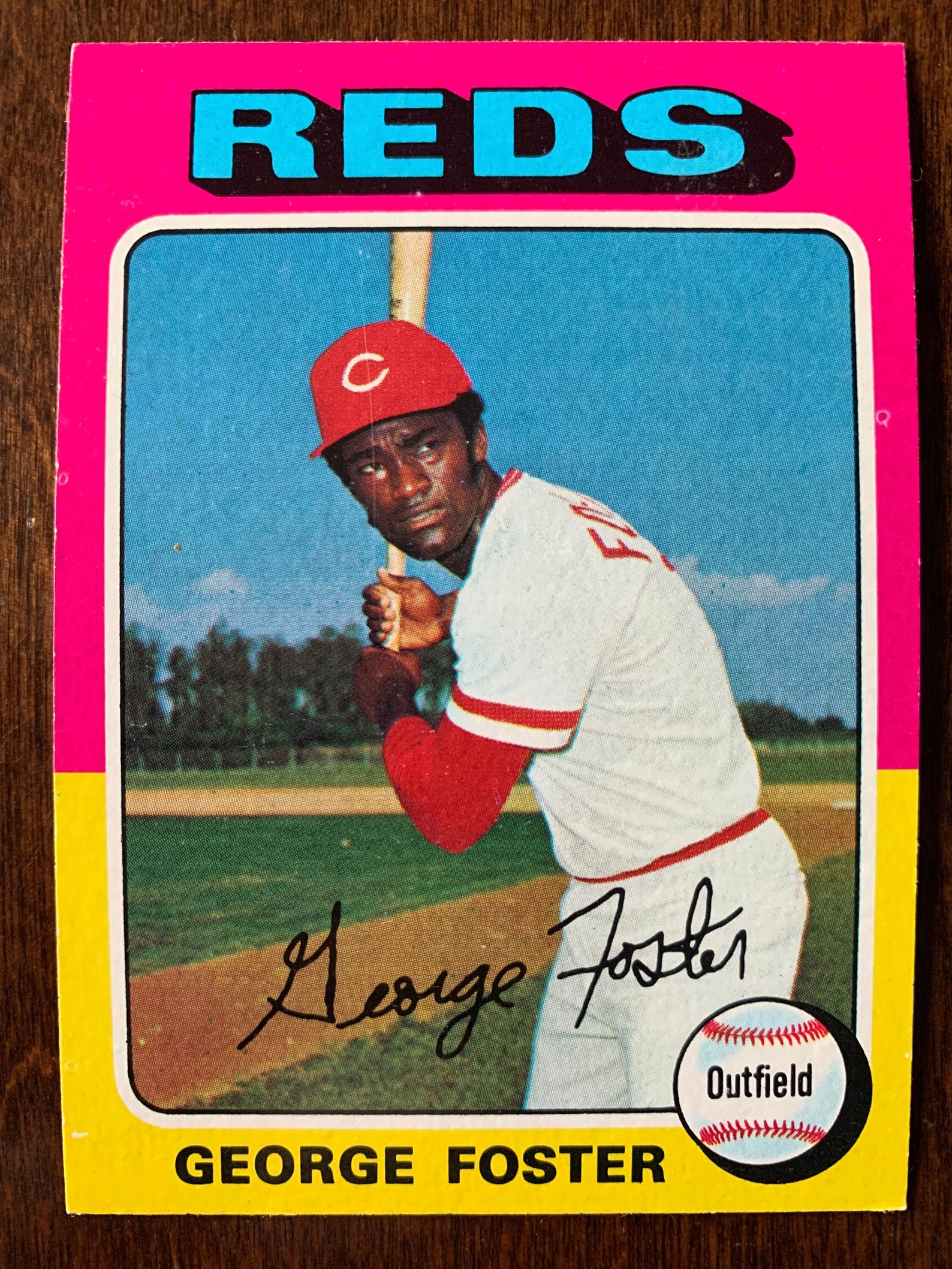1975 Topps Baseball Card GEORGE FOSTER #87 Cincinnati Reds NRMT - Etsy