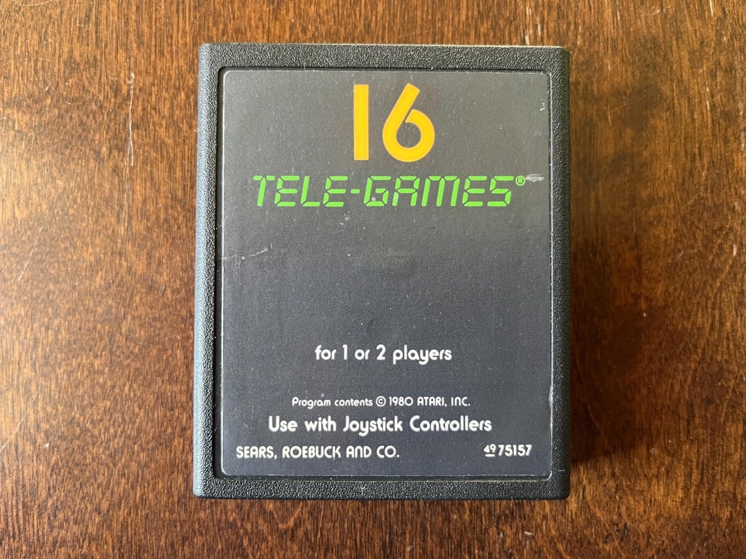 MAZE MANIA Atari 2600 SEARS 16 Tele-games Cartridge 1980 - Tested Works ...