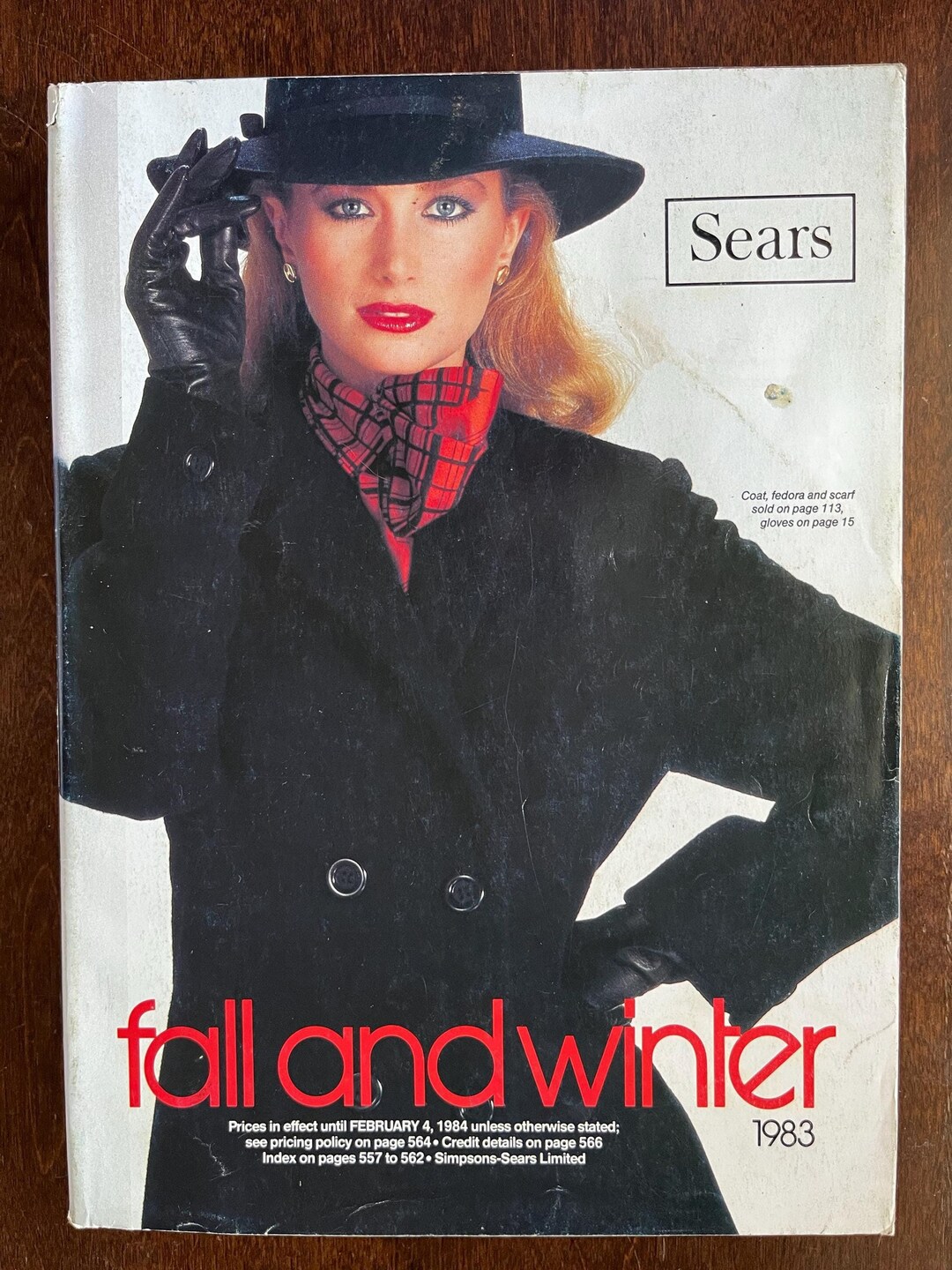 1983 Sears Fall & Winter Catalogue Canada - Etsy